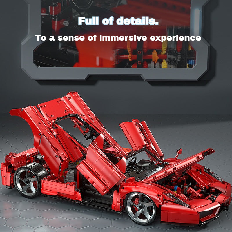 1:8 Supercar Model (4301 pieces) | Family Bricks